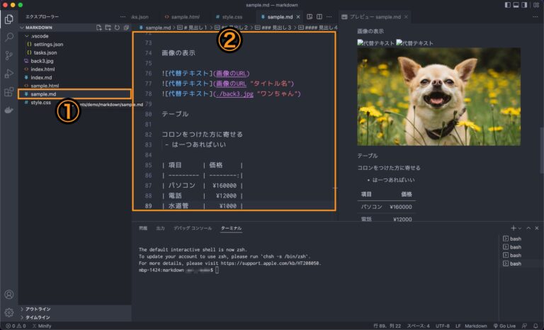 VSCode エディタでマークダウン（Mark down）を使う | logsuke